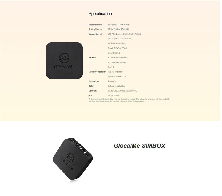 SIMBOX | Multiple SIM Card Caller Set - GlocalMe